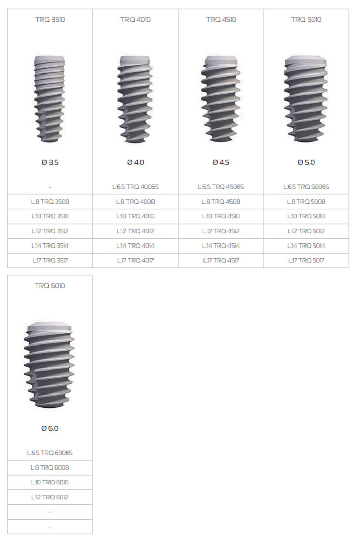 T6 Torq Kemik Seviyesi İmplant – BMP Dental
